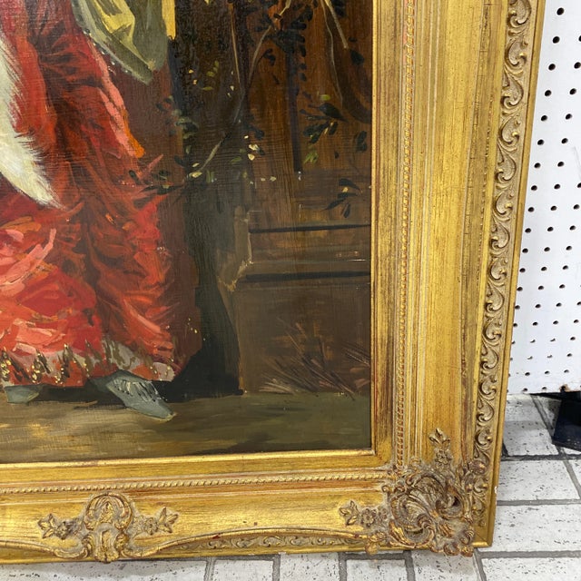 Early 20th Century French Aristocrat Woman Portrait Painting Unknown ...