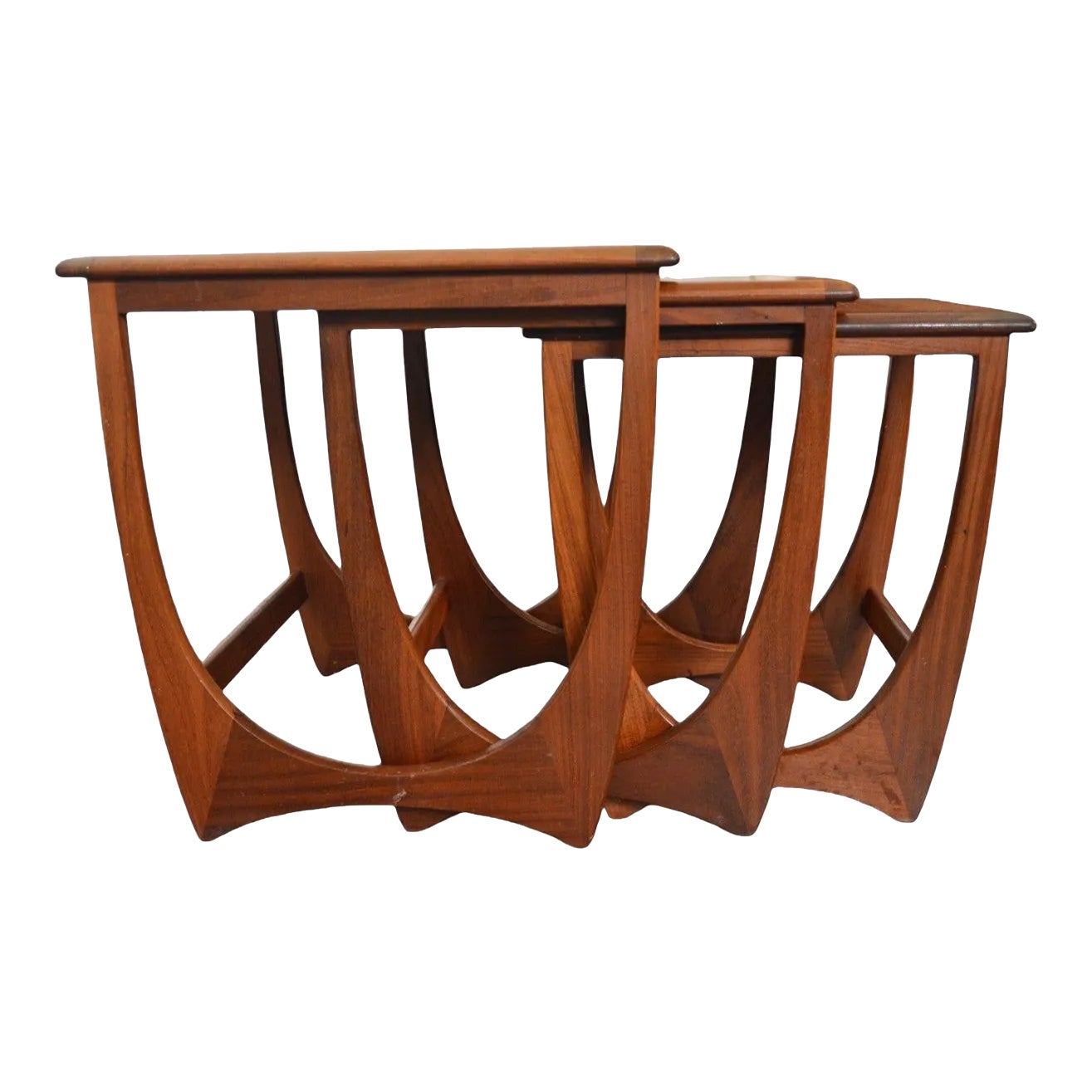 Set of 3 G Plan Astro Nesting Tables in Teak #2 | Chairish