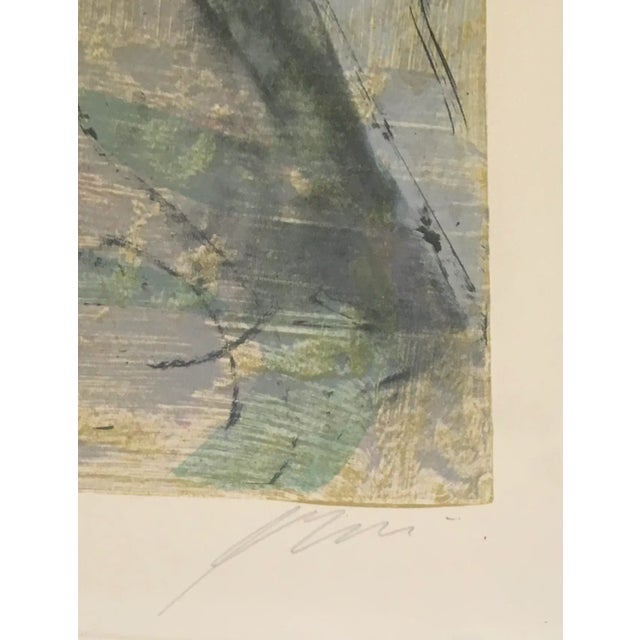 Hans Erni, Mère et enfant, Lithograph on Paper, Framed | Chairish