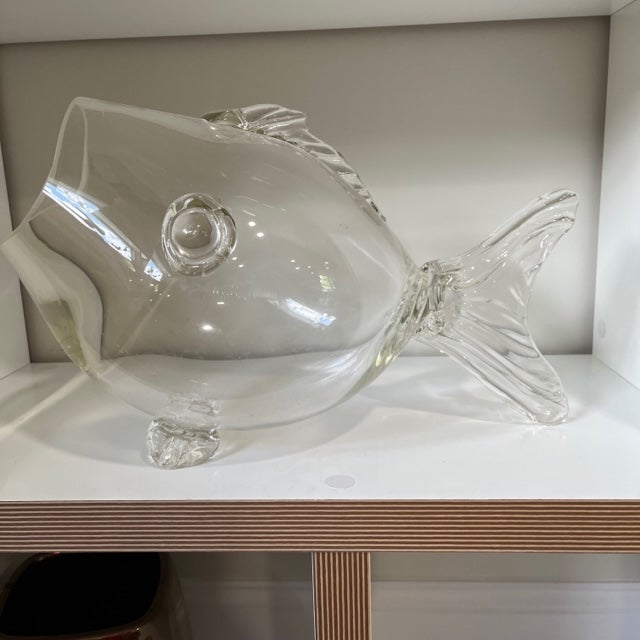 Large Glass Fish Terrarium | Chairish
