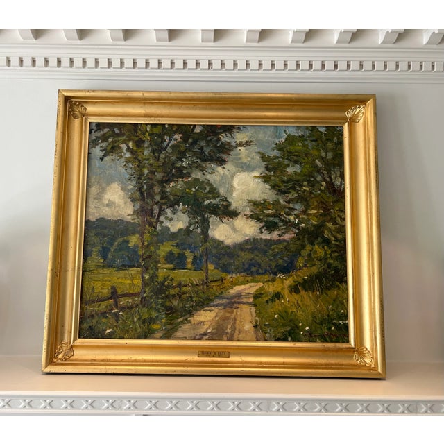 Early 20th Century Robert Emmett Owen Landscape Oil Painting | Chairish