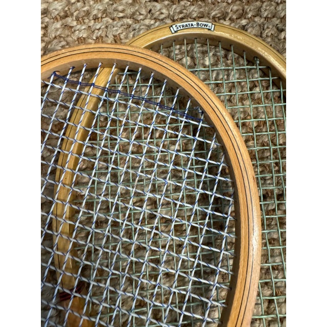 Vintage Wood Tennis Racket, Pair | Chairish