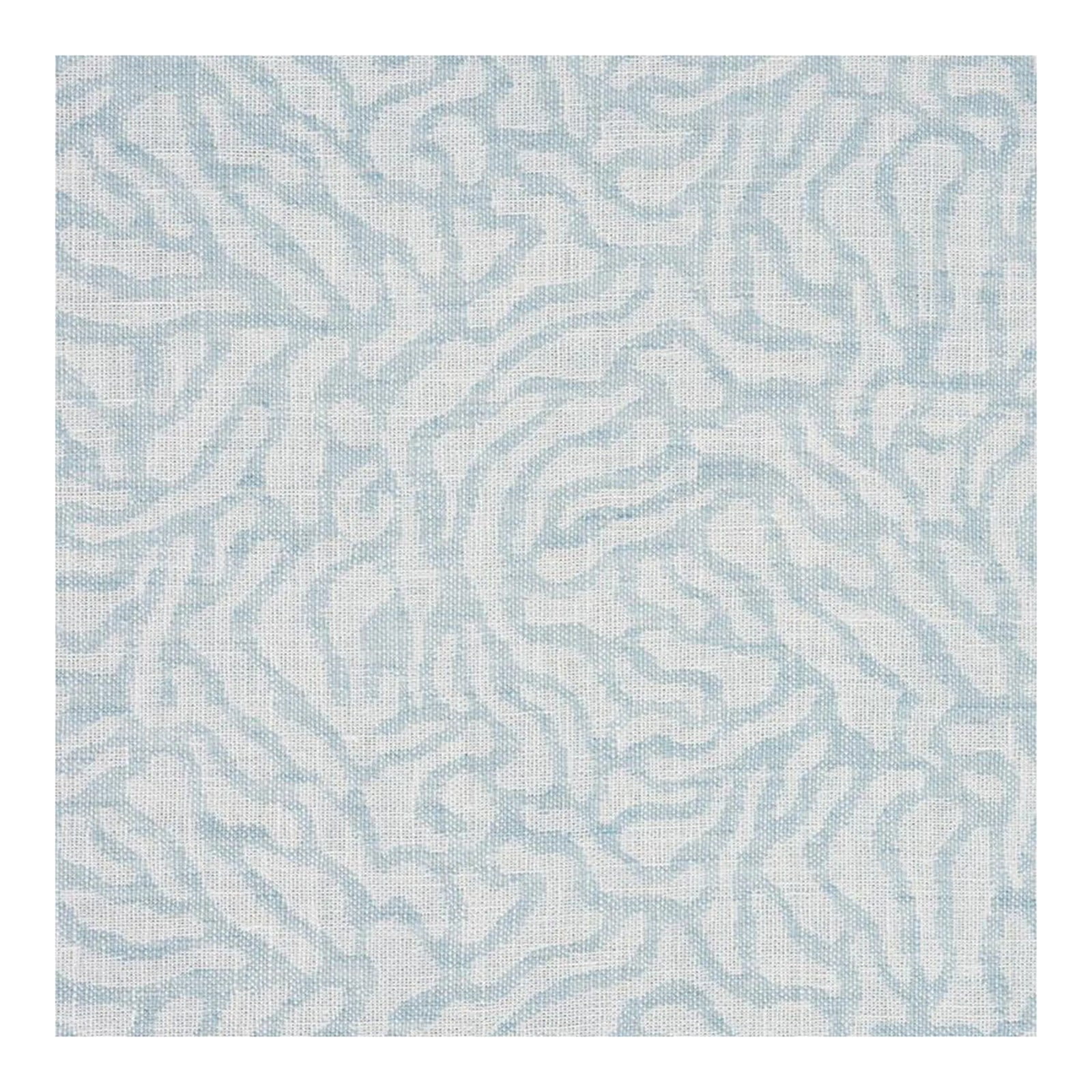 Schumacher Cora Fabric in Sky | Chairish