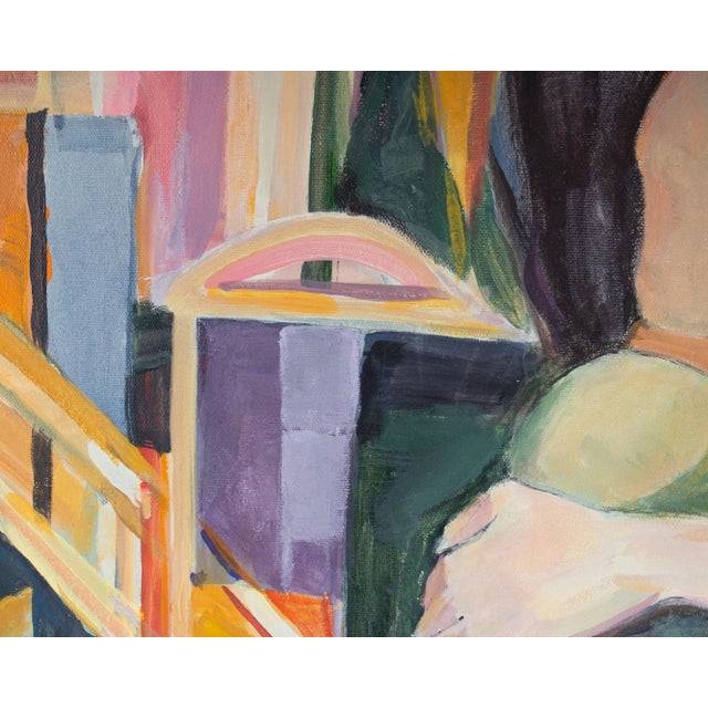 2011 “The Saint” Abstract Oil on Canvas Painting by Peter Bruning ...