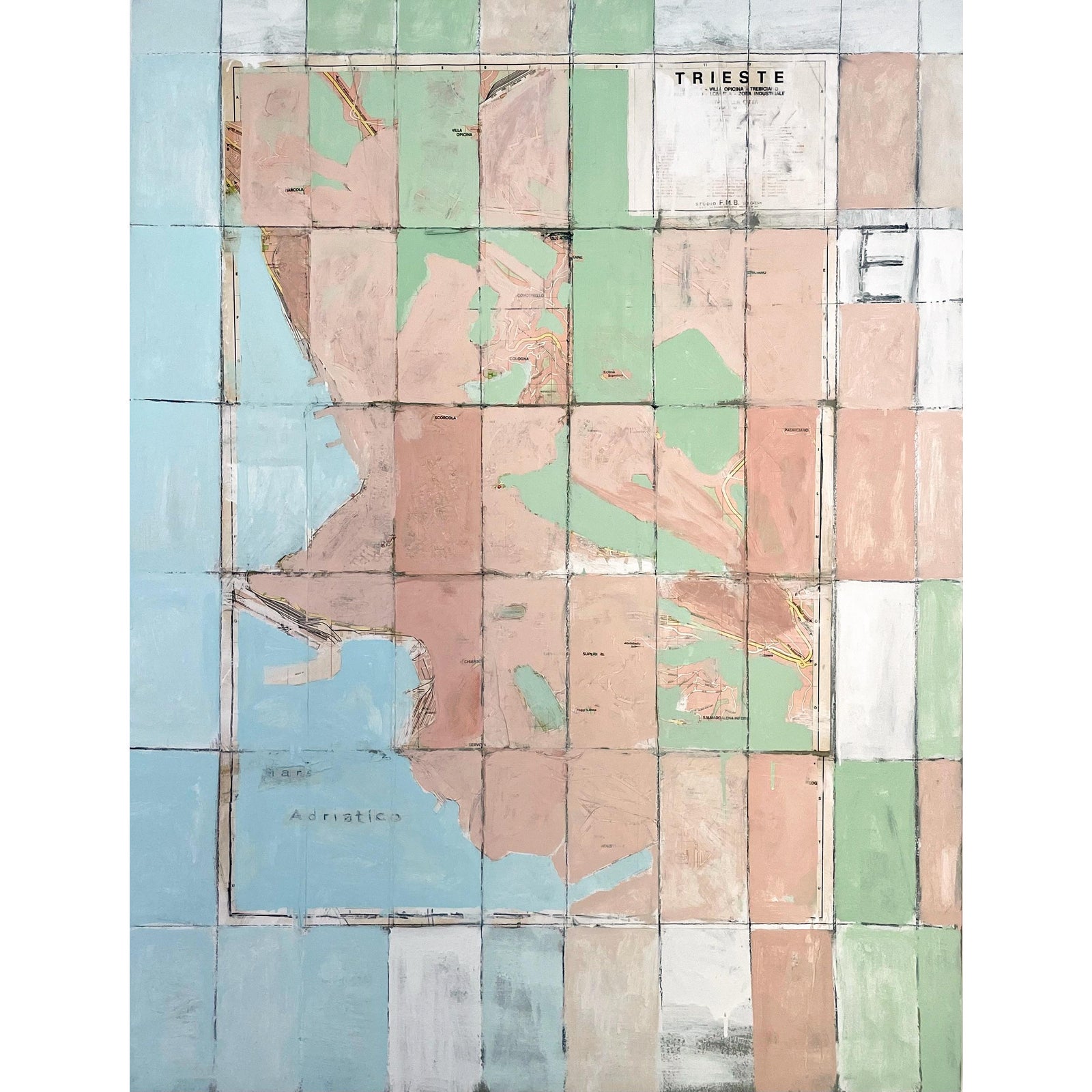 "Trieste" Contemporary Abstract Original Oil Painting on Canvas by ...