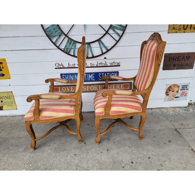 Vintage French Style Wingback Chairs- Set of 2 | Chairish