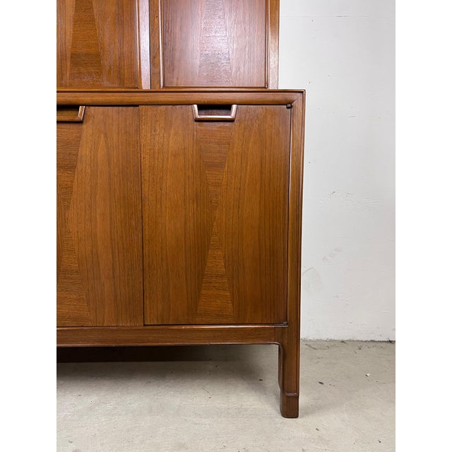 Mid Century 2pc China Cabinet From Janus Collection by Mt Airy | Chairish