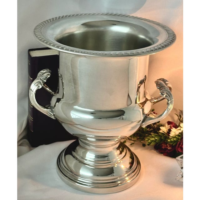 Vintage Champagne Bucket Unbranded Silver Plated Trophy Urn | Chairish