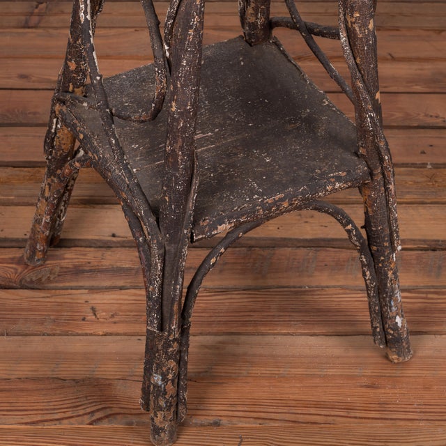 Adirondack Folk Art Twig Stand, C.1920s | Chairish