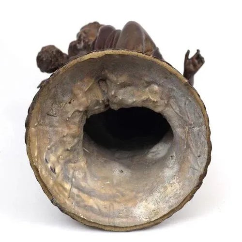 Patinated Bronze Sculpture | Chairish