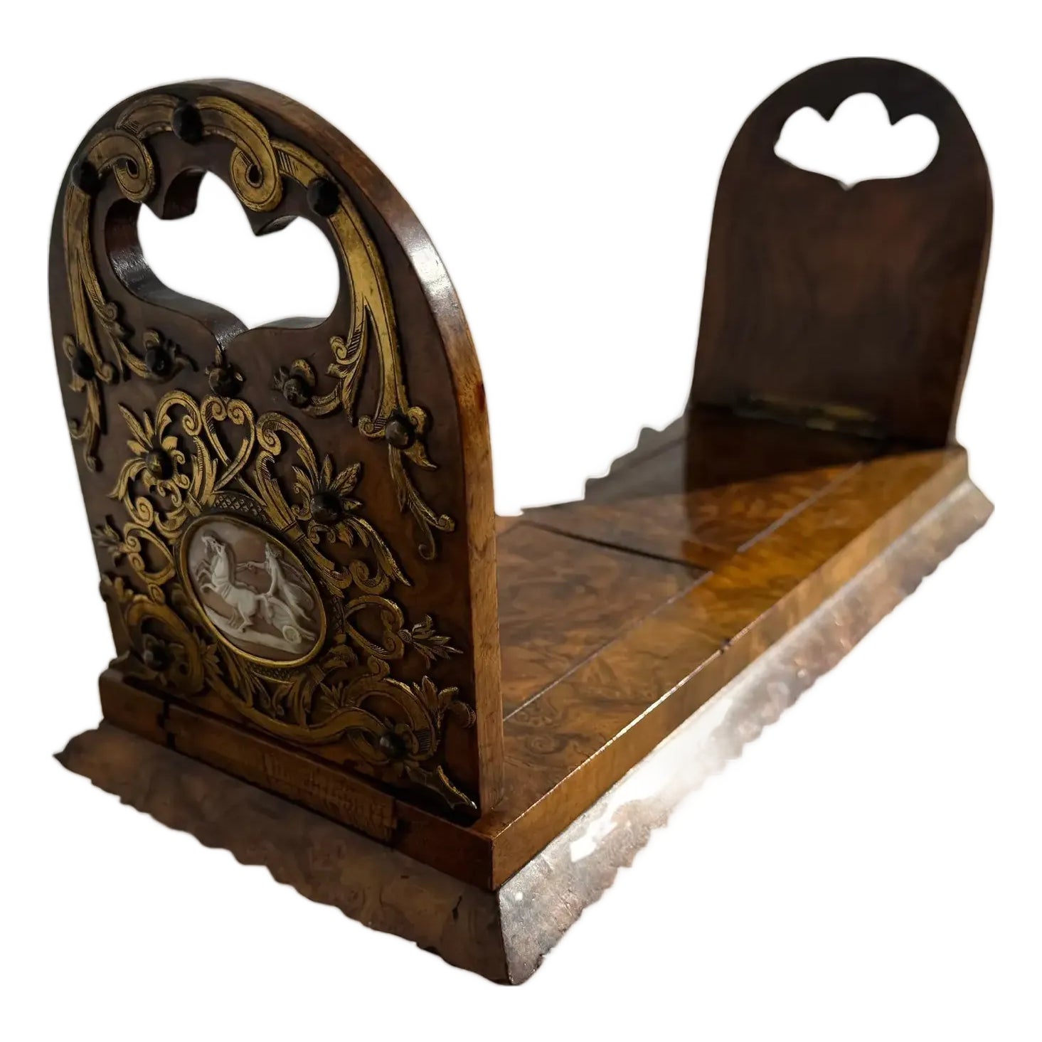 Late 19th Century Parkins and Gotto Burlwood and Brass Gliding Book ...