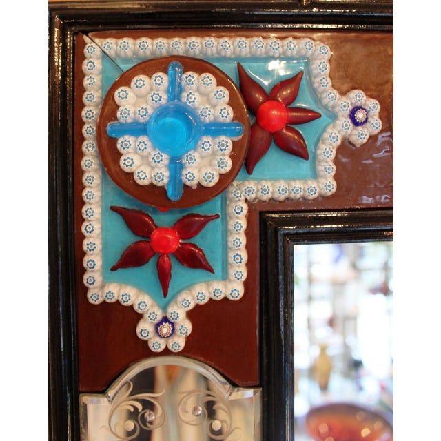 Fratelli Barbini - Millefiore Venetian Mirror | Chairish