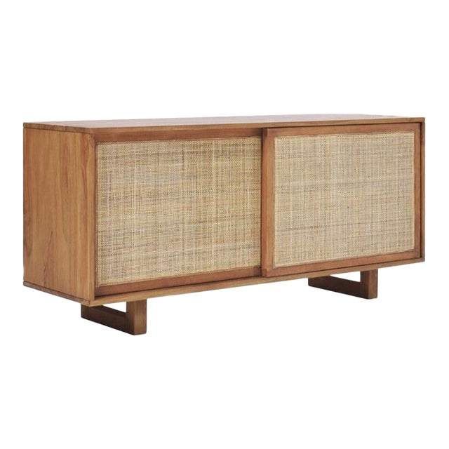 Toledo Low Sideboard White Wash | Chairish
