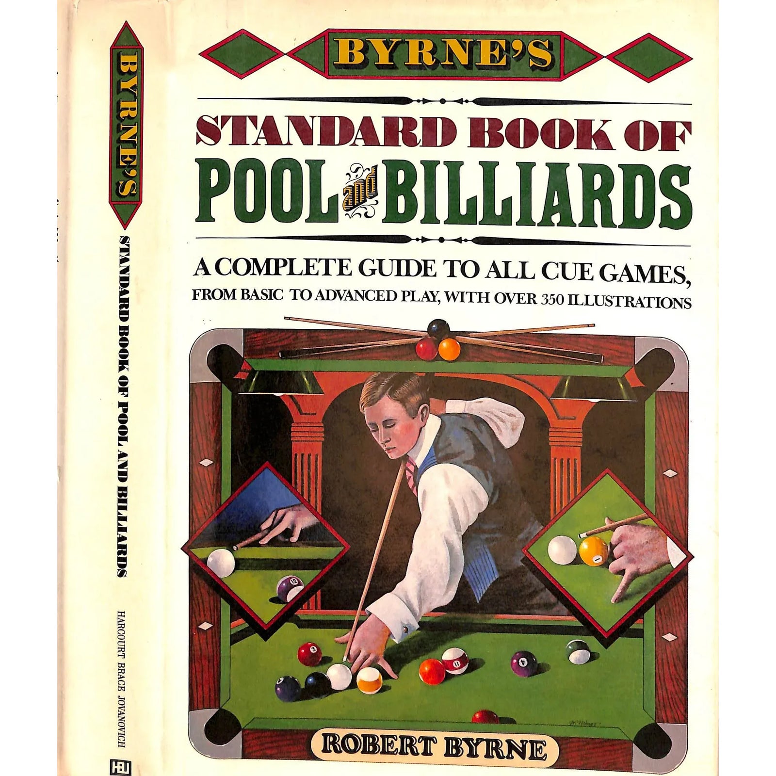 "Byrne's Standard Book of Pool and Billiards" 1978 Byrne, Robert | Chairish