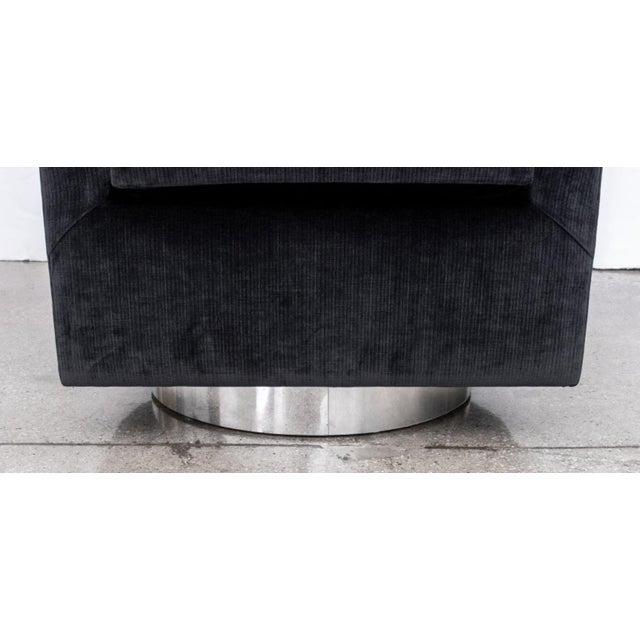 Mason Art Custom Baughman Style Swivel Armchair | Chairish