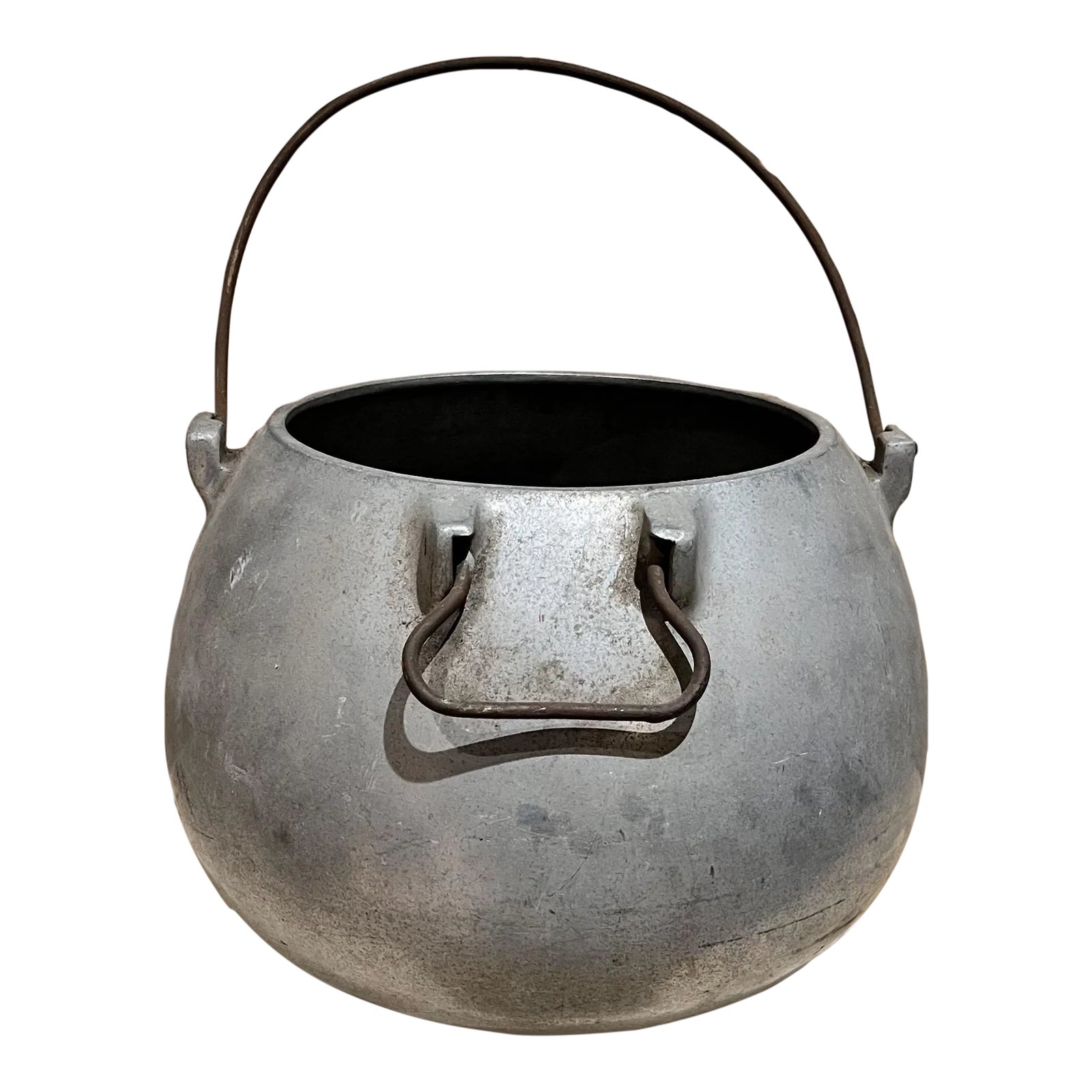 Antique Cooking Pot Cauldron Kettle Wolverine Cast Aluminum Mid-Century ...