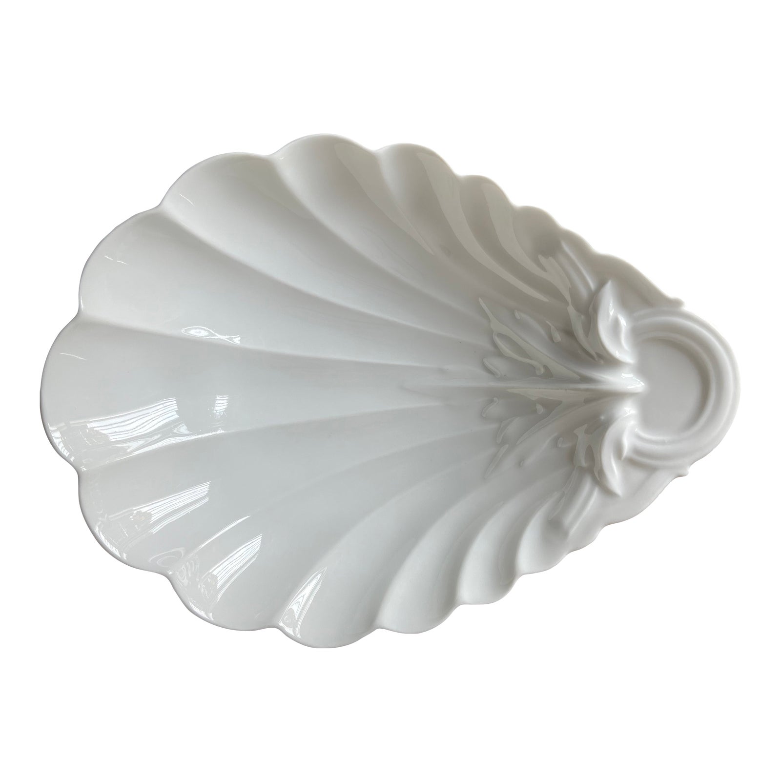 Vintage French Porcelain Shell Dish-Limoges | Chairish
