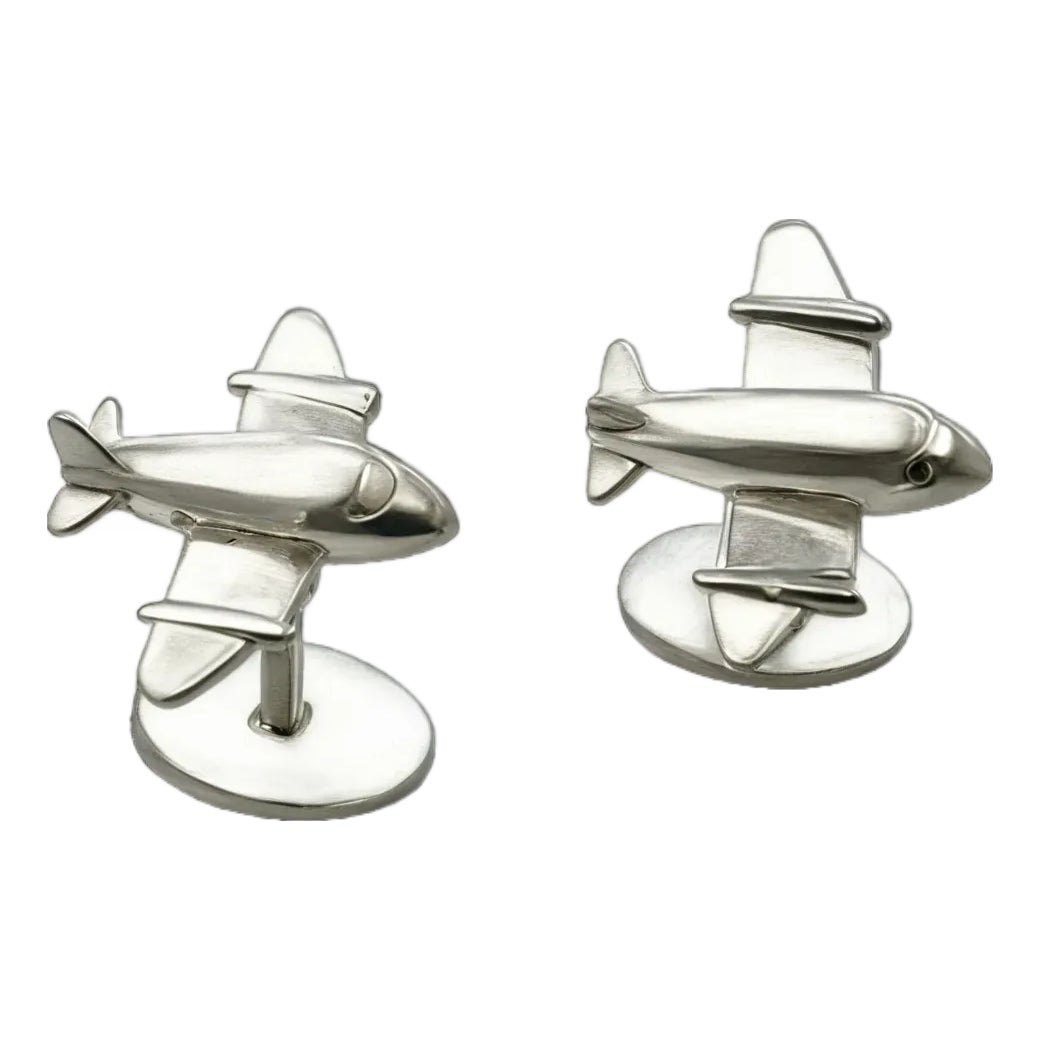 Tiffany & Co Estate Airplane Cufflinks Sterling Silver 9 Grams | Chairish