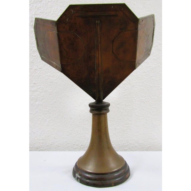 1930s Art Deco American Optical "Ful-Vue" Store Counter Mirror Copper ...