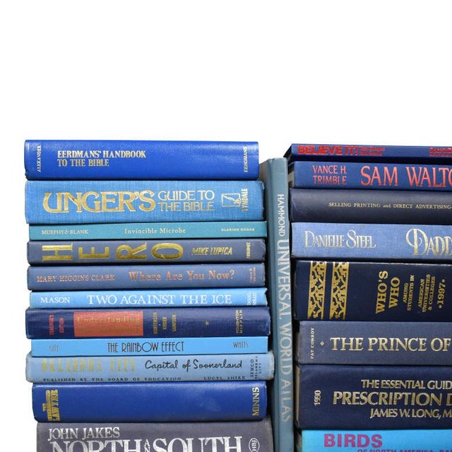 Large Collection of Vintage and Antique Blue Books - Set of 77 | Chairish