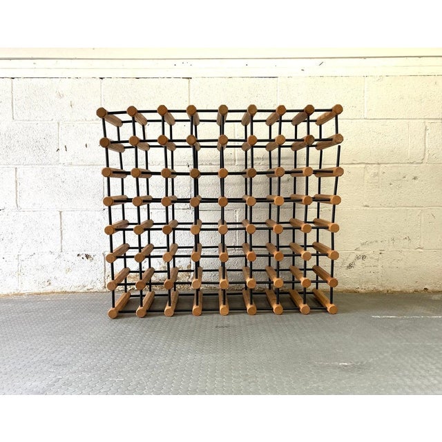 Vintage Wooden Modular Wine Rack | Chairish