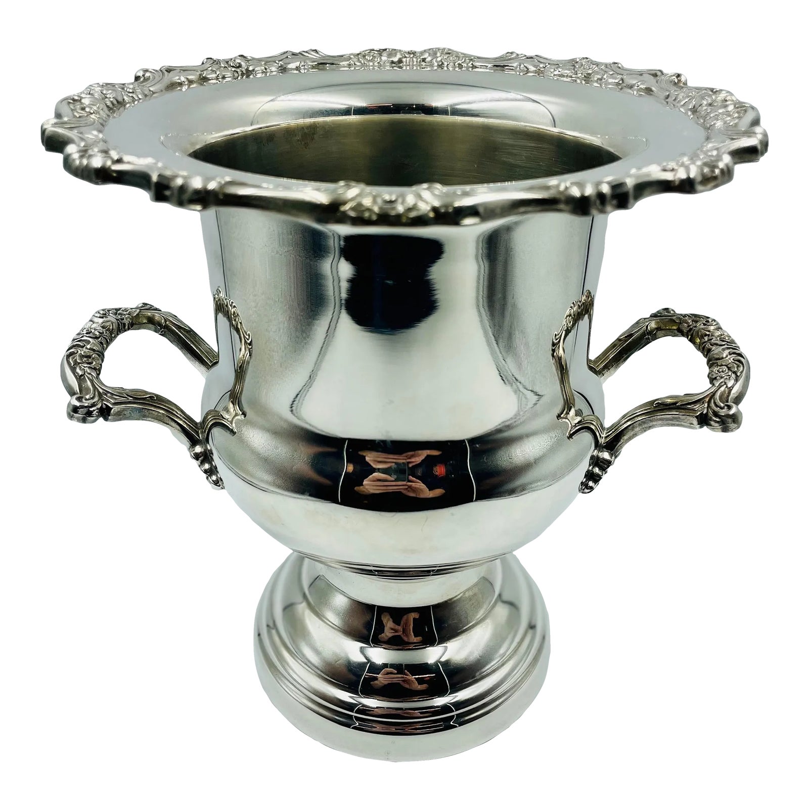 Late 20th Century Champagne Chiller From Oneida | Chairish