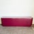 Postmodern Maroon Lacquer Laminate Lowboy Dresser | Chairish