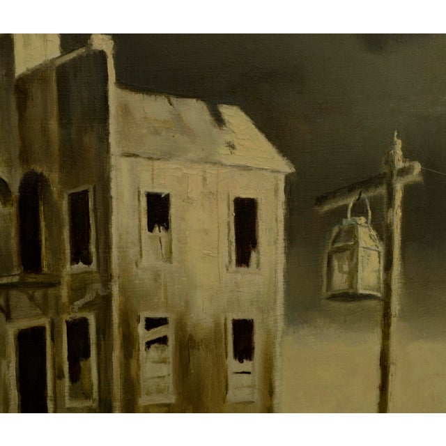 Abandoned Building, Mid Century Sepia Ghost Town Landscape by Joseph ...