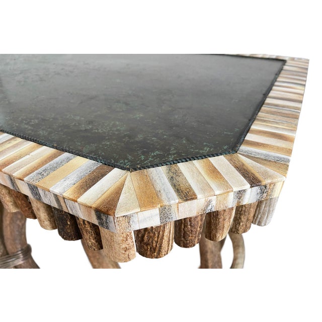 Maitland Smith Elk Antler Console Table | Chairish