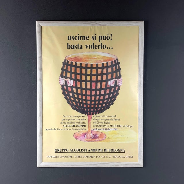 1980s Original Posters From Alcoholics Anonymous Design by Ennio ...