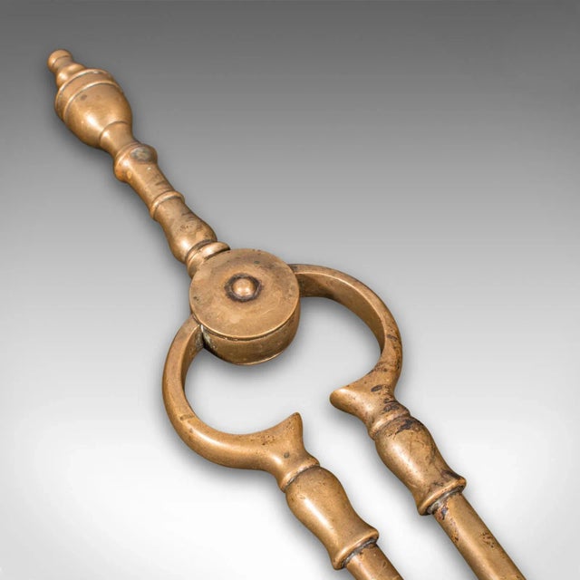 1850's Trio of Antique Fire Tools | Chairish