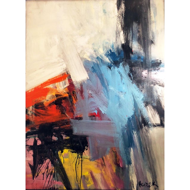 Abstract Expressionism, Acrylic Painting on Canvas by Jim Hudek | Chairish