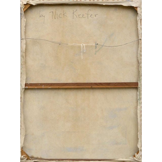 Nick Keefer "Android Woman Figural Fantasy" Abstract Expressionism Oil ...