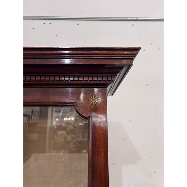 Baker Furniture George III Style Two Piece Breakfront Bookcase | Chairish