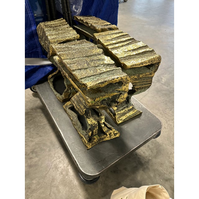 1970s Bronze Anvil Sculpture-Base | Chairish