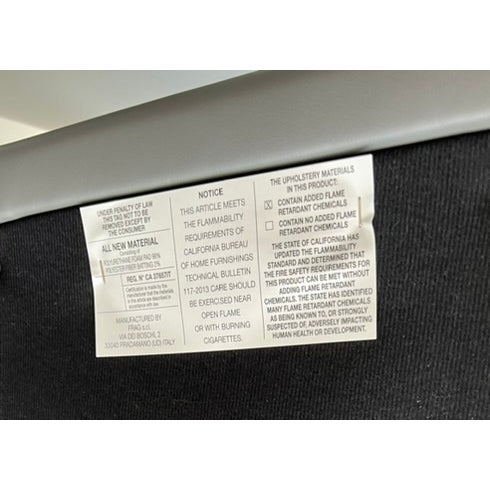 Frag Bella Grey Arm Chairs- Set of 6 | Chairish