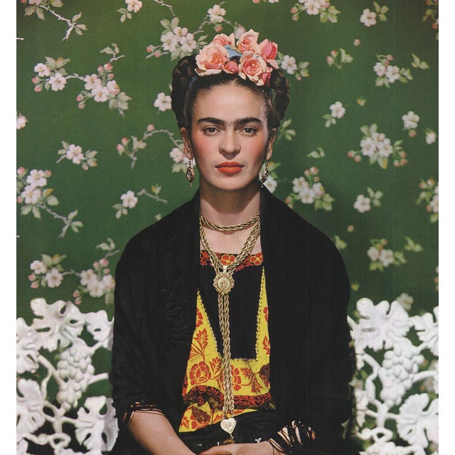 Frida Kahlo Frida on Bench, New York City, 2020 | Chairish