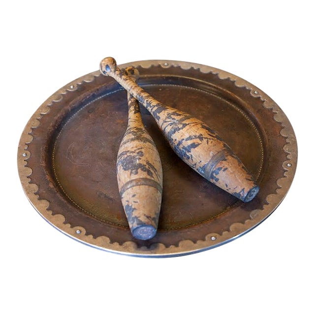 Vintage Juggling Pins - A Pair | Chairish