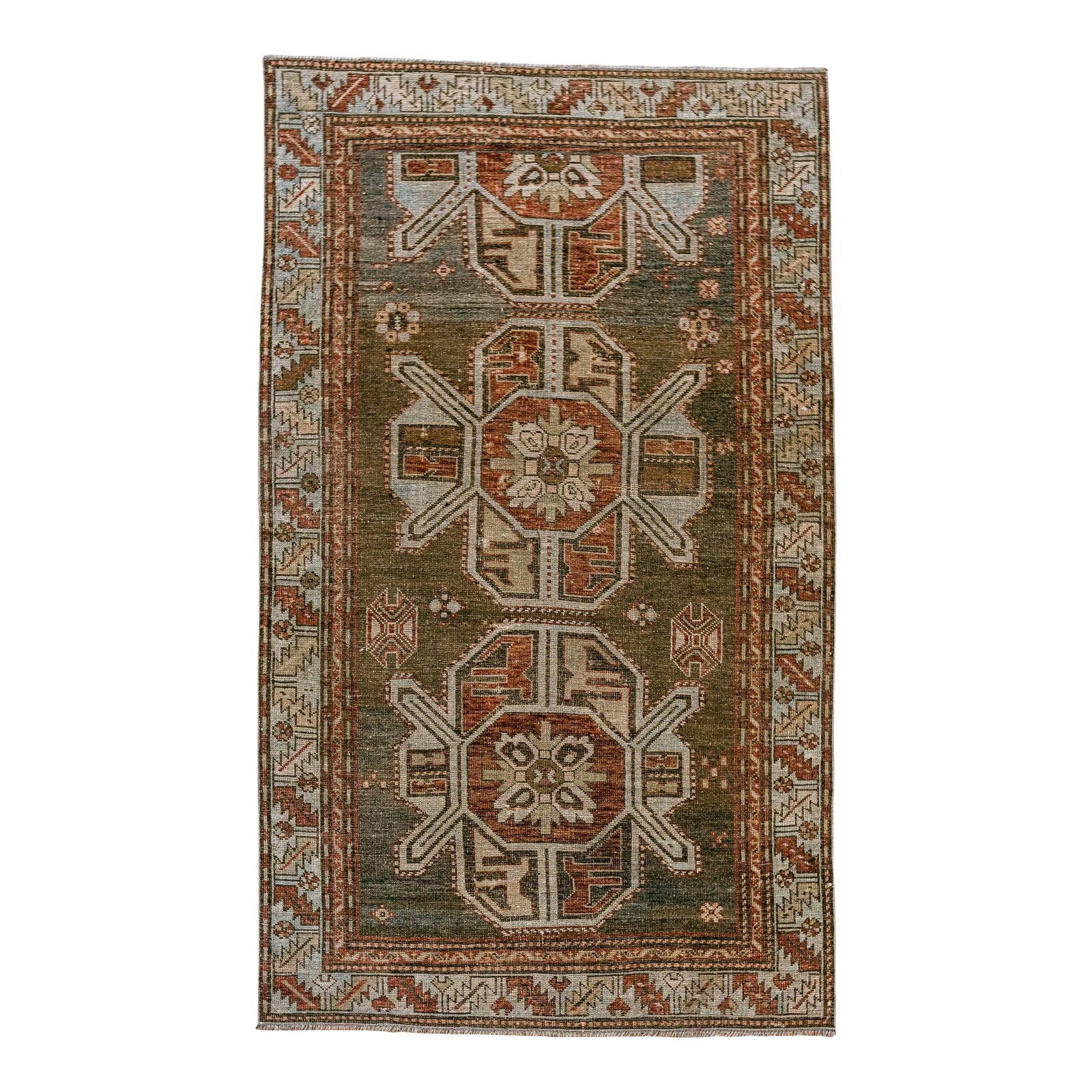 Vintage Qarabagh Rug | Chairish