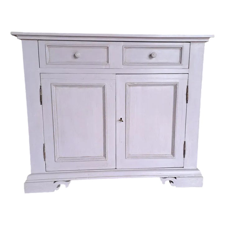 Lavender Lacquered Buffet Sideboard, 1980s | Chairish