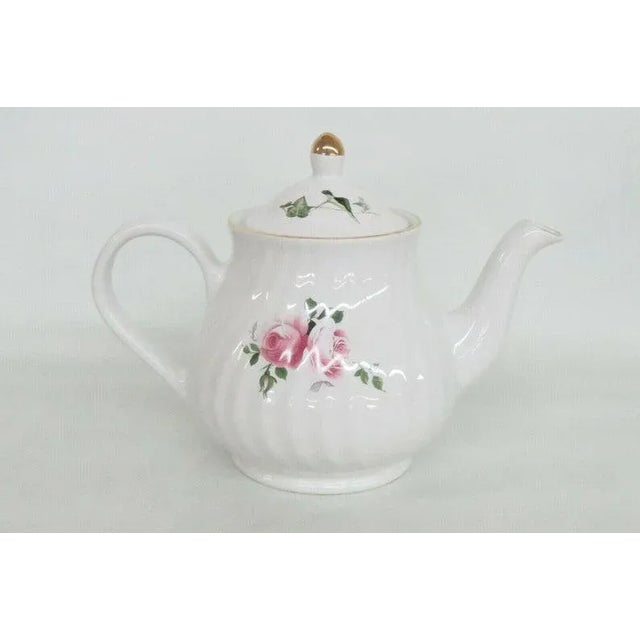 Arthur Wood Son Staffordshire England Rosend Vines Teapot | Chairish