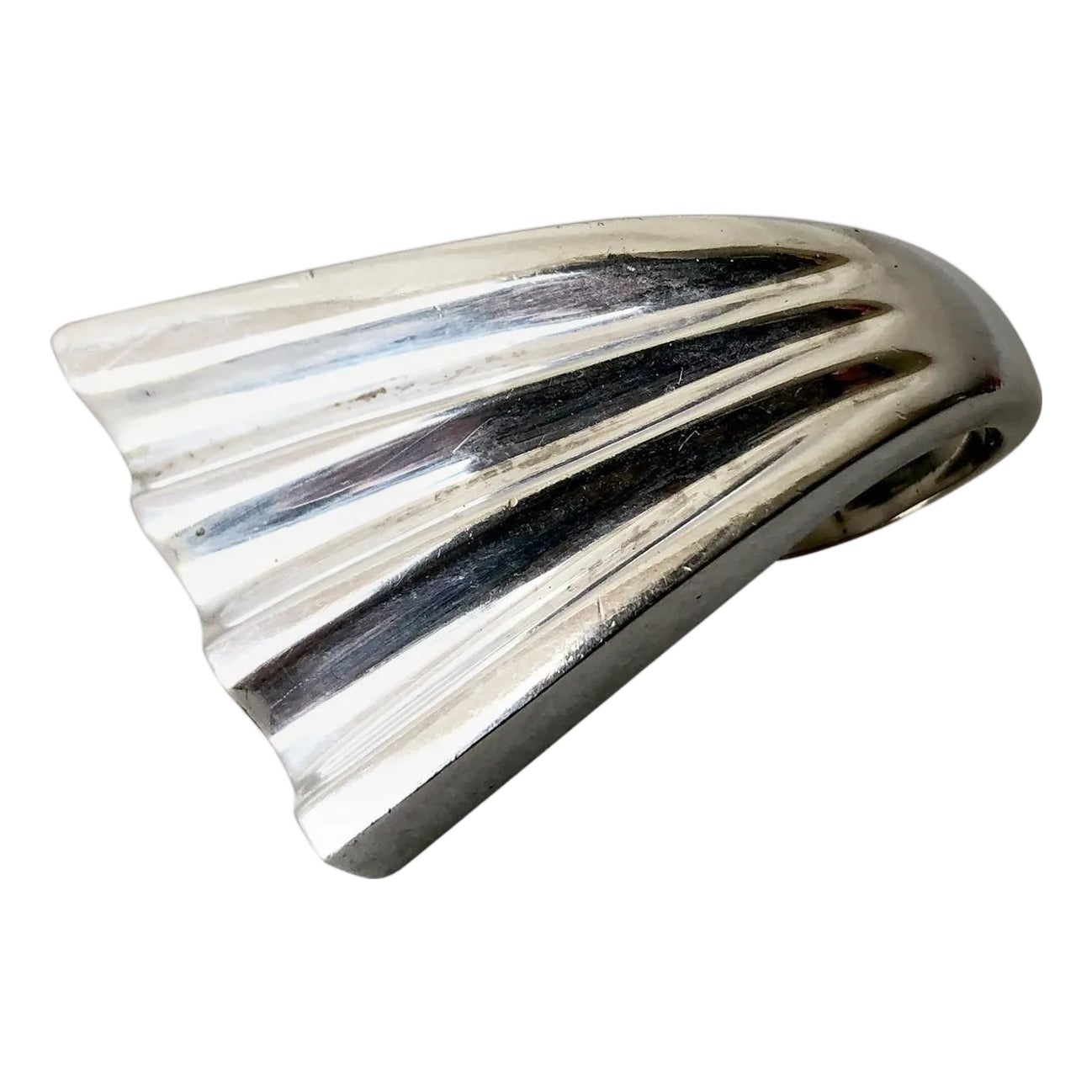 Patricia Von Musulin Sterling Silver Modernist Winged Ring | Chairish