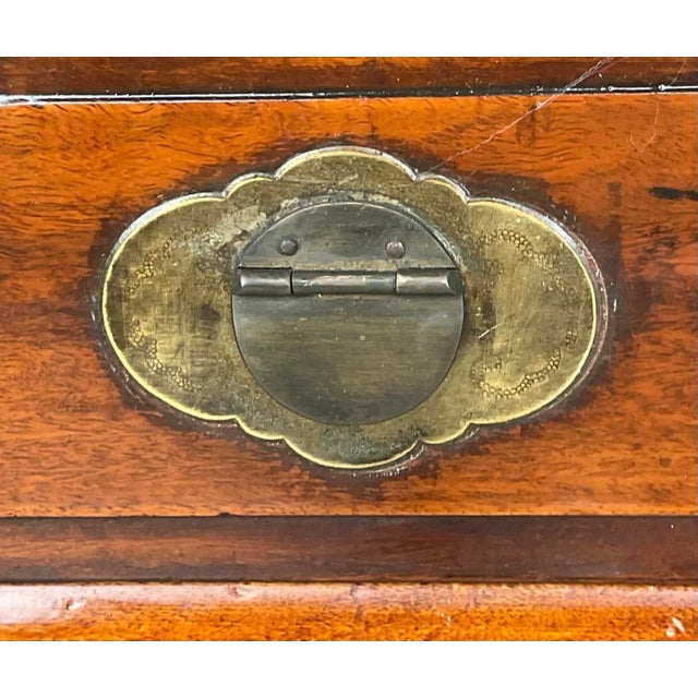 Vintage Asian Reclaimed Wood Medallion Pedestal | Chairish