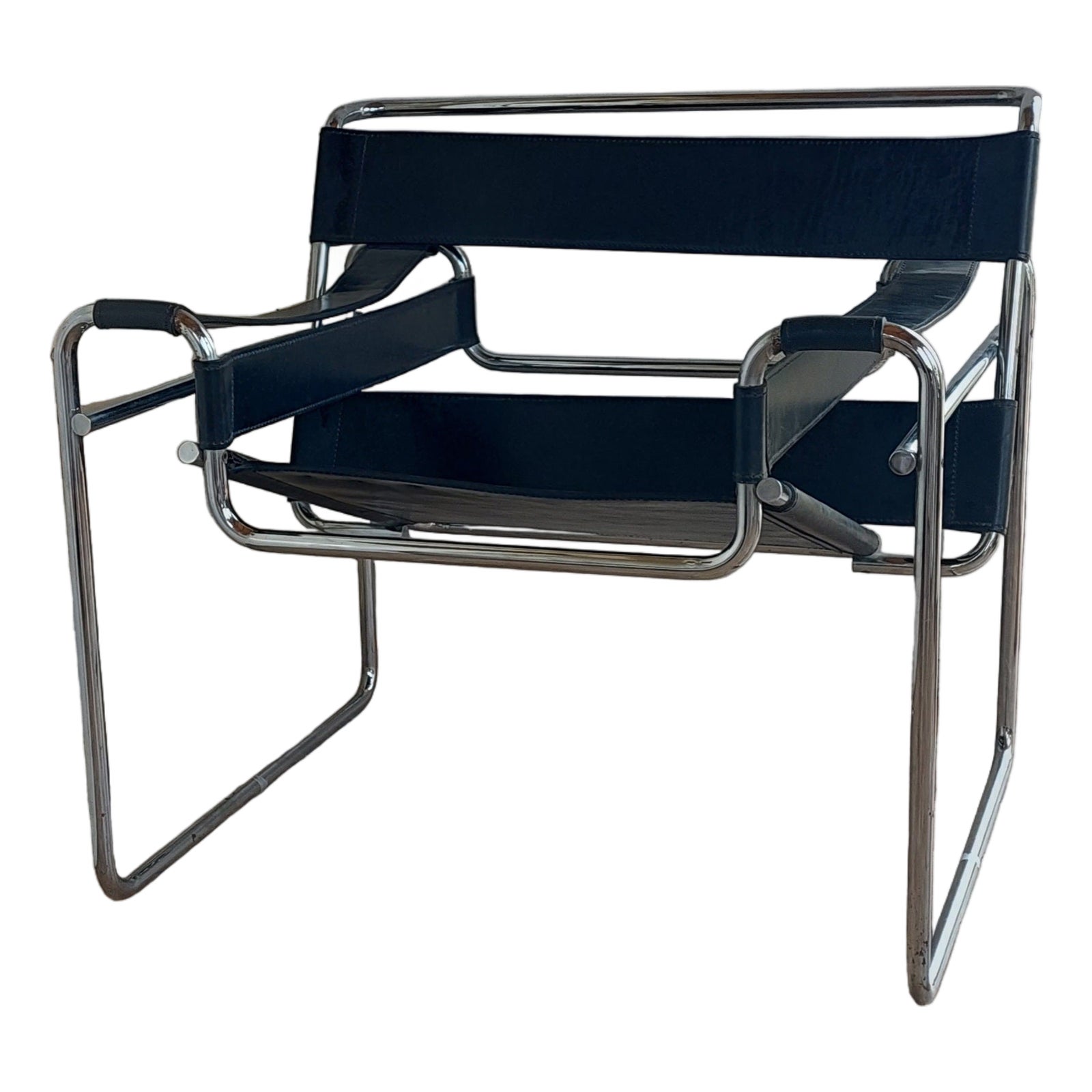 Mid-Century Italian Bauhaus Wassily Chair attributed to Marcel Breuer ...