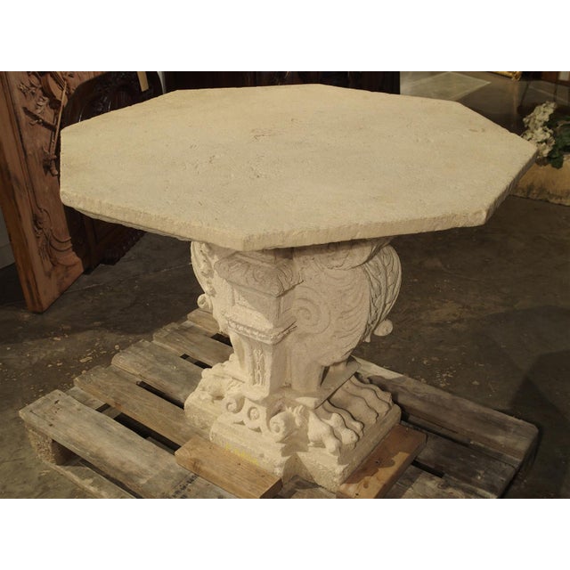 Period Renaissance Carved Stone Table From the South of France, 1570 ...