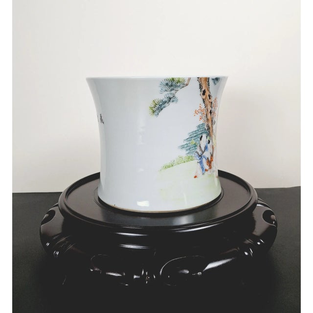 Chinese Porcelain Star God Bitong | Chairish