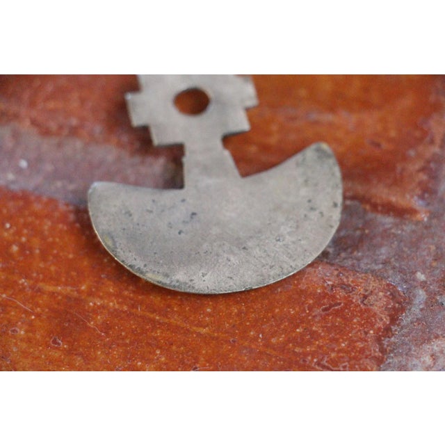 Antique 19th Century Silver Inca Tumi Ceremonial Knife With Figural ...