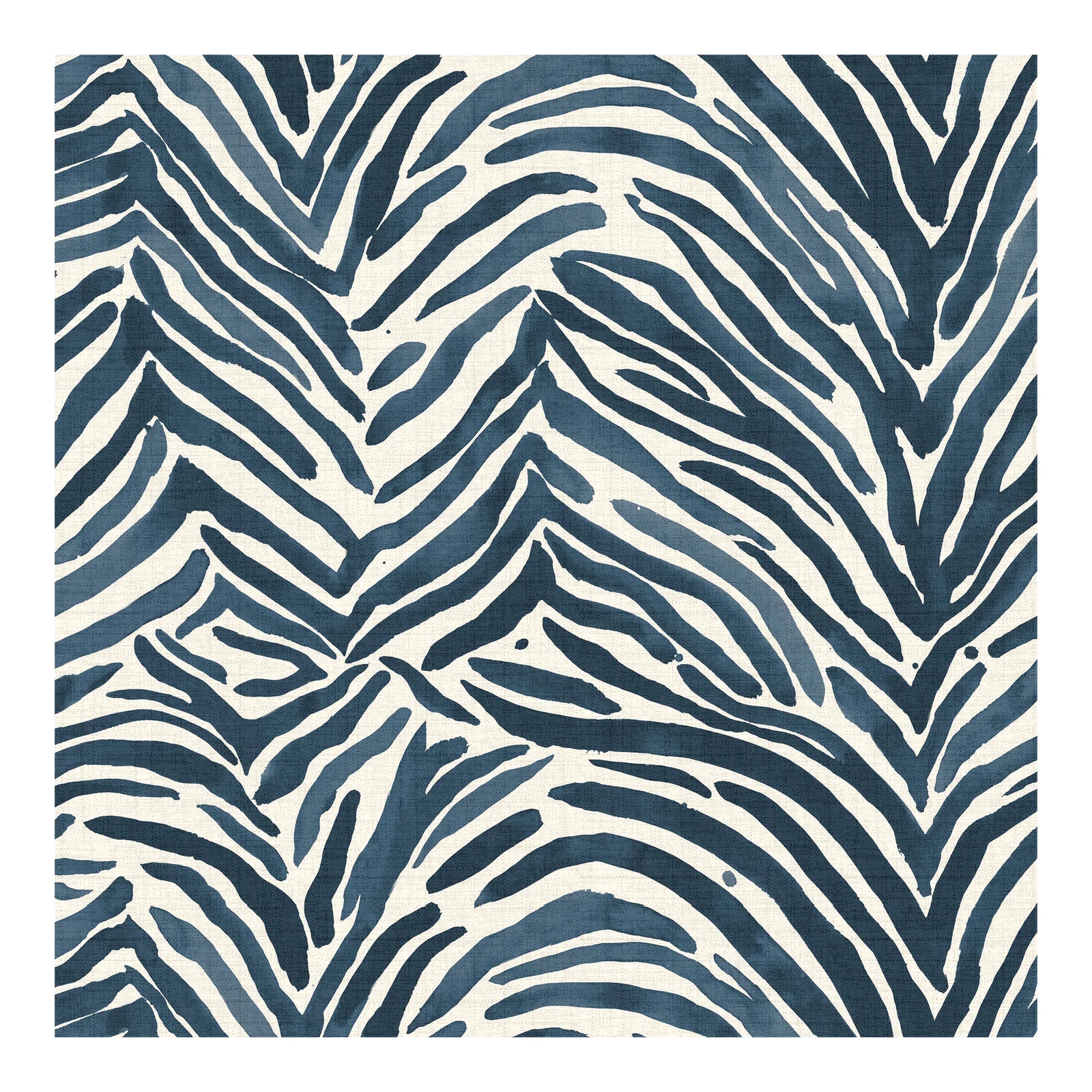 Swatch for Screen in Blue Washed Zebra | Chairish