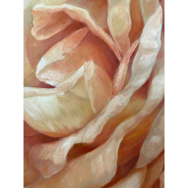 "Flemish Rose Duet" Contemporary Painting | Chairish