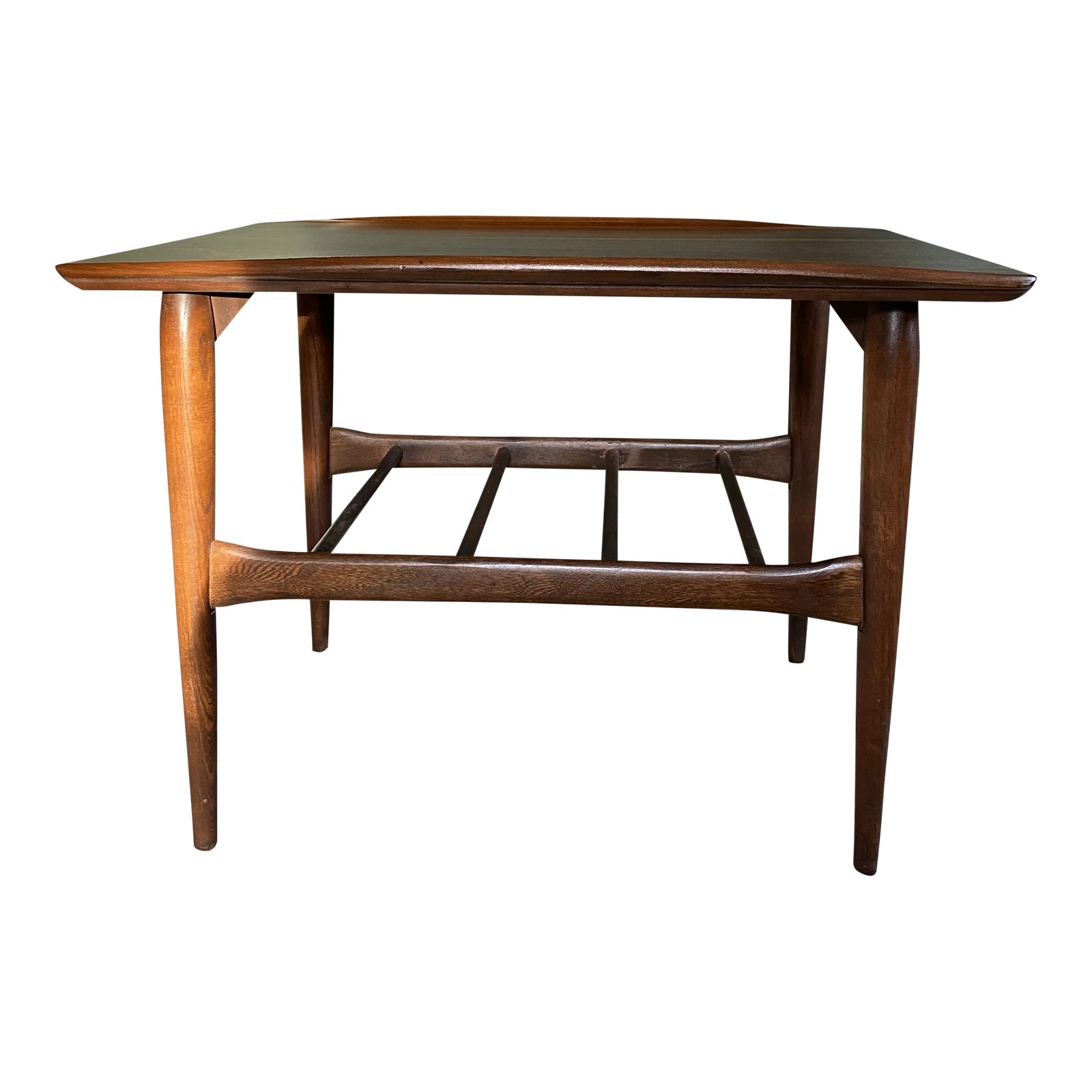 1980s Refinished Mid-Century Modern Danish End Table With Lip by ...